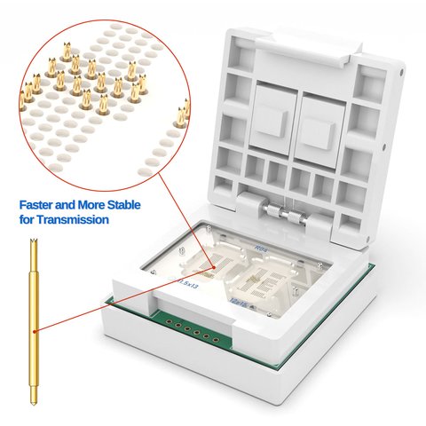 eMMC / eMCP Socket BGA221 / BGA254 Test Socket Adapter for UFI-Box ...